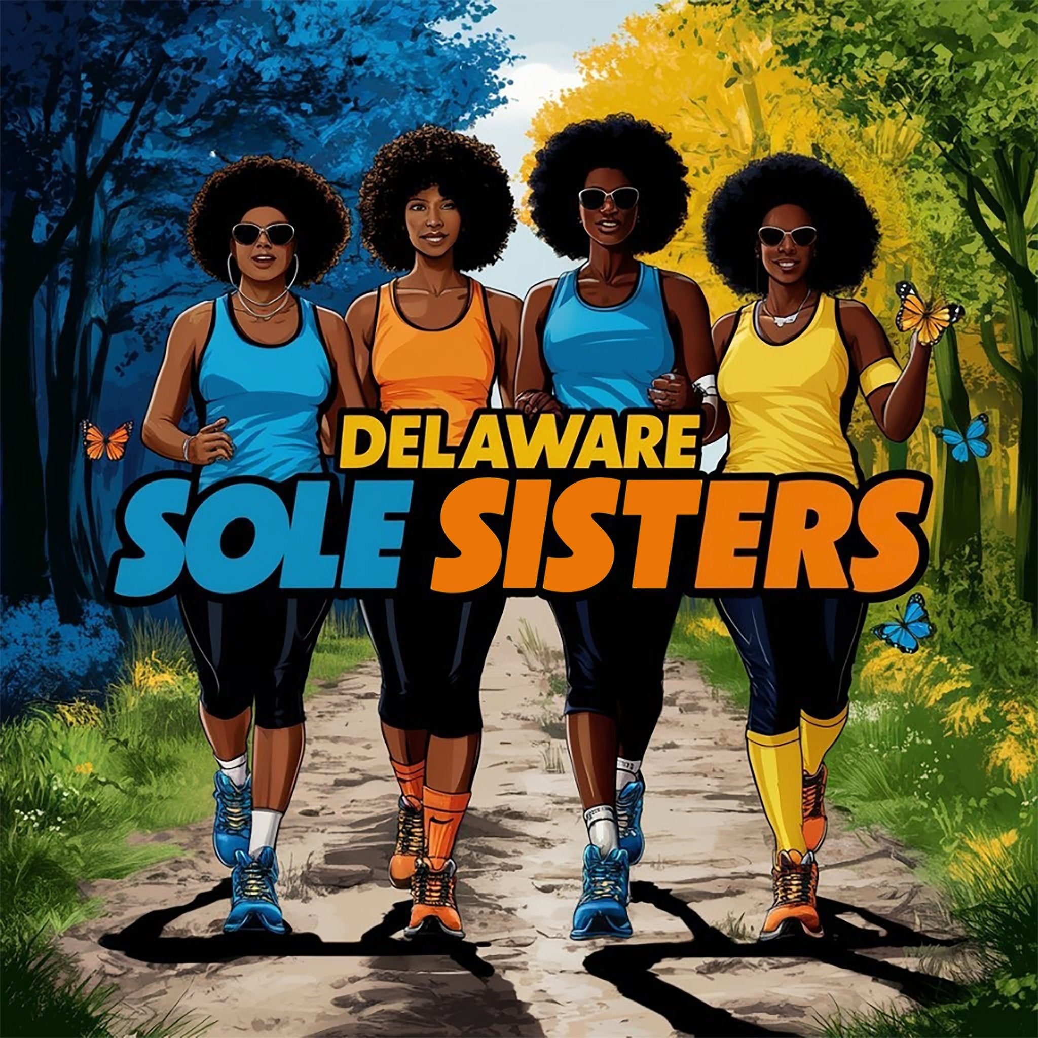 Delaware Sole Sisters T-Shirts | Bold Black Apparel